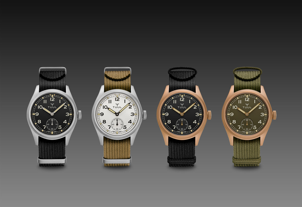 An Evolution Of The Iconic "Dirty Dozen" Military Watch | TUUL Watches